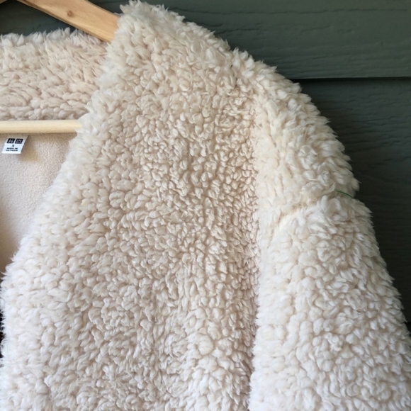 Uniqlo | Jackets & Coats | Uniqlo Fleece Coat Teddy Bear Coat | Poshmark